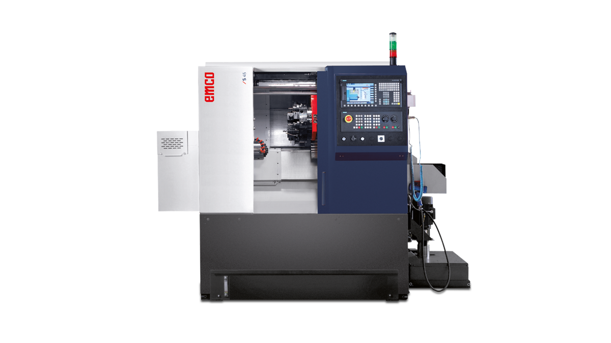 CNC-Lathe S45: EMCO lathes and milling machines for CNC turning and milling